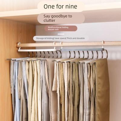 Trouser Hanger Shelves Pant-Rack Coat Wardrobe Storage