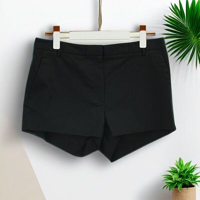 夏季爆款简约纯色黑色短裤