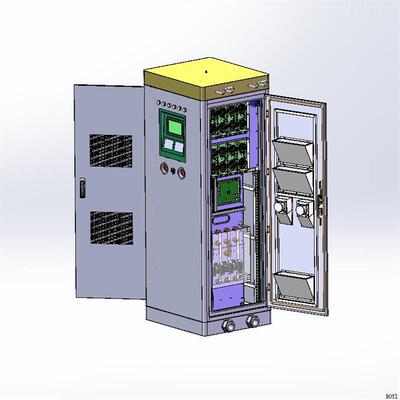 120KW源汽车充电柜  原文件 X3095 3D图纸 机械设计素材 SW模CAD