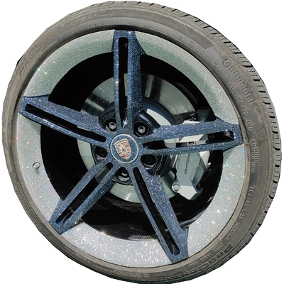 保时捷Taycan钻石车标轮毂