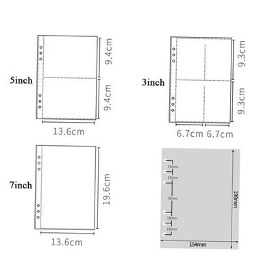 10PCS/Pack A5 Kpop Photocard Binder Sleeves Idol Photo Card