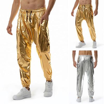 Jogging pants, elastic pants, men's pants, men's sports