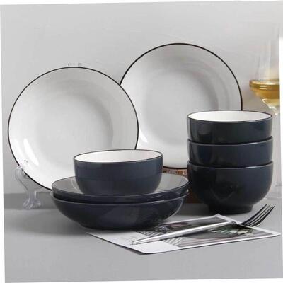 18-piece set of bowls and plates set of ceramic bowls and 10