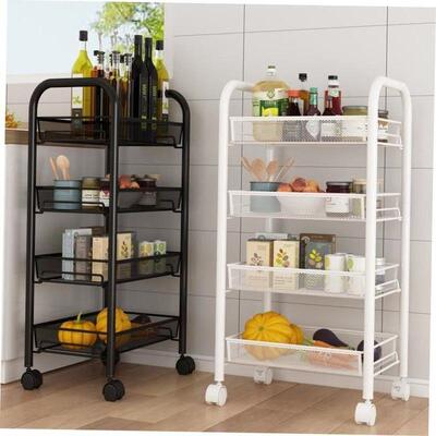 Kitchen shelves Trolley Storage Shelves Vegetable Basket Sup