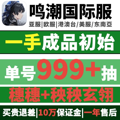 鸣潮国际服亚欧美自抽初始成品