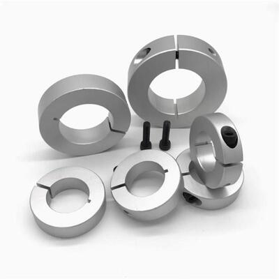 SCSAW型光轴固定环开 口型固定环轴承止退环夹轴器SCS限位环带螺