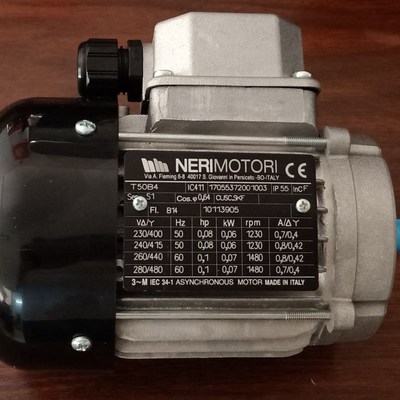 原装NERI MOTORI三相异步交流电机T100LB4O 3KW三相异步刹车马达
