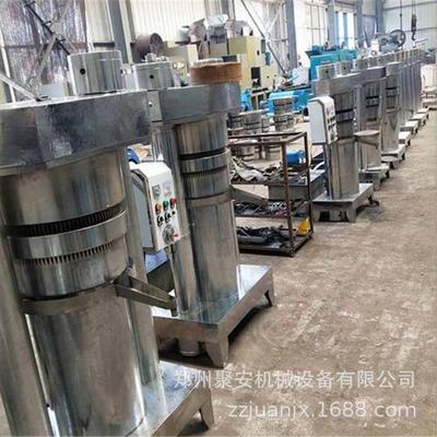 商用全自动核桃花椒茶籽橄榄果压油机液压榨油机立式芝麻香油机