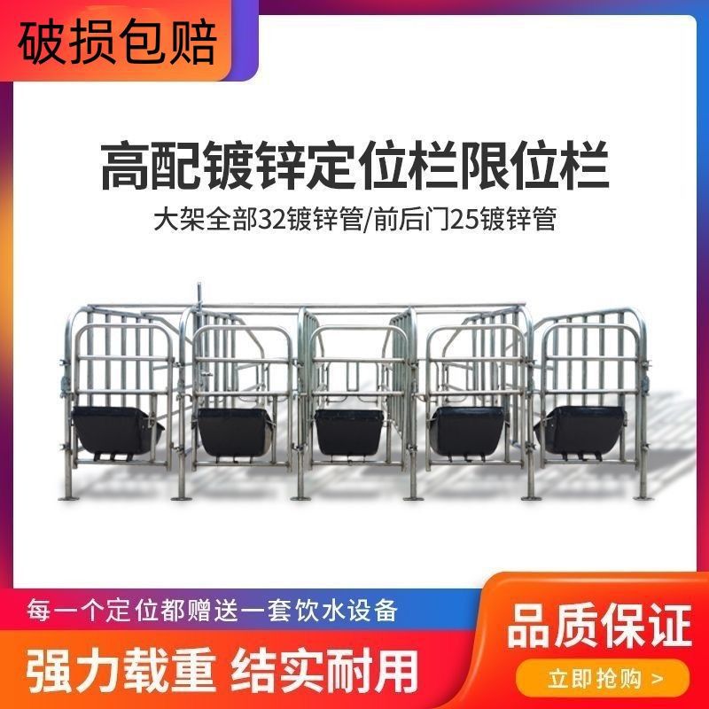 母猪地面猪用限位栏养猪场设备加厚地面围栏猪圈漏粪板设备其他