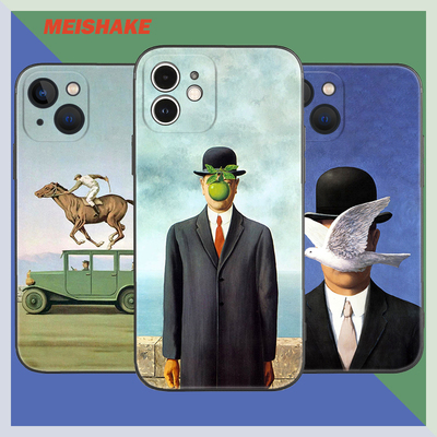 苹果iPhone17超现实油画马格利特