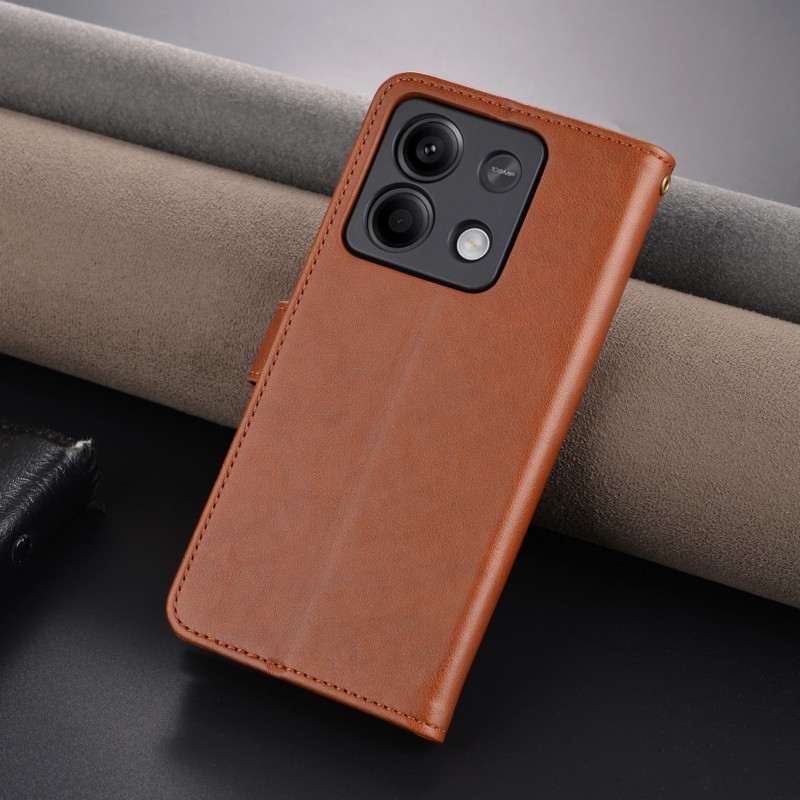 适用红米NOTE13手机壳6.67英寸小米2312DRAABC外壳翻盖保护套皮夹NATA13钢化膜红米NOTO13新款NETE13磁扣潮女