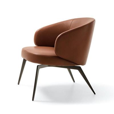 小户型单人沙发椅阳台小沙发咖啡厅销售部休闲椅轻奢极简洽谈椅子