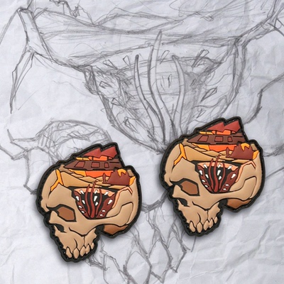 美国 GP Mini Minds Eye, Sarlacc PVC Patch set士气章魔术贴