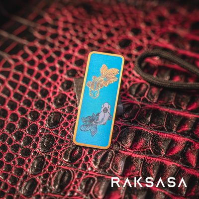 Raksasa Ti Eye钛合金制Niobium koi锦鲤魔术贴章 士气章现货