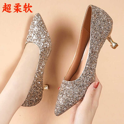 不累脚秀禾细跟婚鞋2025新款