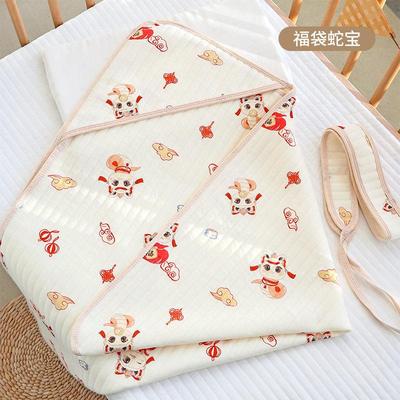 新生婴儿抱被初生宝宝春秋纯棉纱布包单巾夏季薄款包裹被产房襁褓