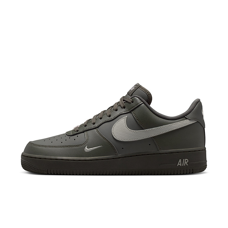 【自营】NIKE耐克男鞋空军黑灰刺绣小勾AF1低帮板鞋IV5732-001