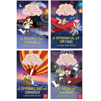 【自营】预售 英文原版 Alice Eclair 侦探爱丽丝 4册 儿童悬疑推理故事 A Recipe for Trouble/ A Spoonful of Spying