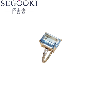 SEGOOKI托帕石简约款时尚戒指-9TPS052