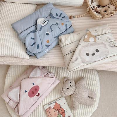 2024新品初生婴儿包被包单纯棉春秋款新生儿待产包外出抱被睡袋