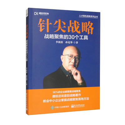 针尖战略-战略聚焦的30个工具 李祖滨 孙克华 著 企业的愿景聚焦 业务聚焦 组织聚焦 人才聚焦等 电子工业出版社 新华正版书籍