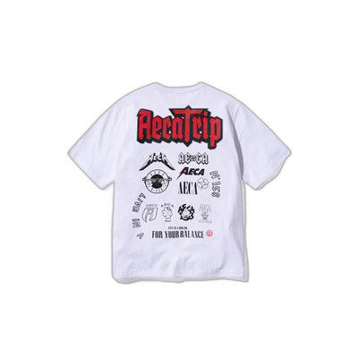 韩国直邮AECA WHITE 公用T恤AWCMSSBDTTSST009C0WA AECA TOUR HAL
