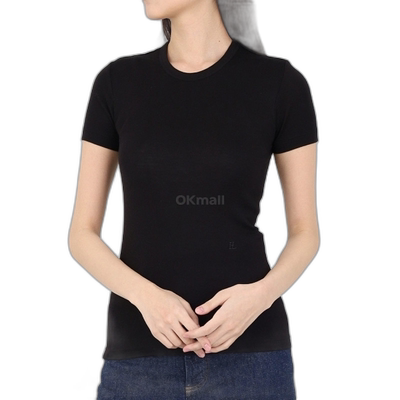 韩国直邮HELMUT LANG 缩微标志棉混纺T恤 女士休闲短袖 T恤 O01HW