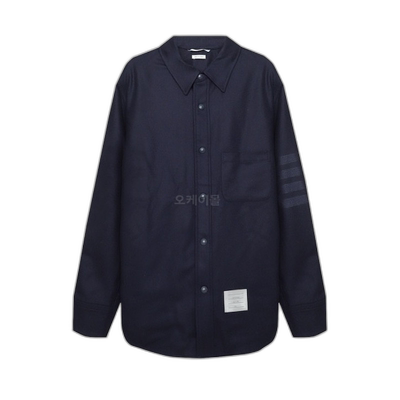 韩国直邮Thom Browne桑姆布郎尼衬衫深色翻领MJO055A 06393 415