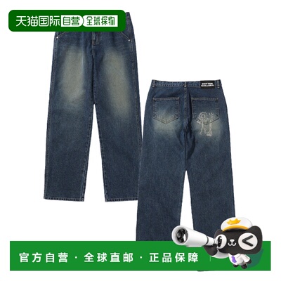 韩国直邮GOTTER GALLERY 公用牛仔裤 GT25SPBT04BL BACK BOY WASH
