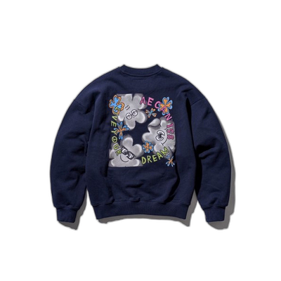 韩国直邮AECA WHITE 公用卫衣AWCMSSBDTSSOV006A5LB CLOVER SOUL