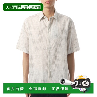 韩国直邮FENDI FF亚麻衬衫（FS0795 AU7N F0RQ0） 短袖衬衫