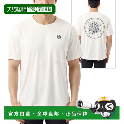韩国直邮Sergio Tacchini BUSSOLA T 恤 (STS25M51147-GARDENIA)