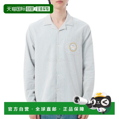 韩国直邮MALBON SAINT TROPEZ 泡泡纱长袖衬衫 (M-9133-BLU) 长袖