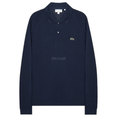 韩国直邮Lacoste L1312-166 男士长袖Polo衫 珠地面料 经典版型