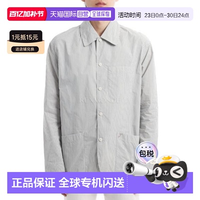 韩国直邮JACQUEMUS 条纹翻领长袖衫 (OUM00159AW00755 9DD) 长袖