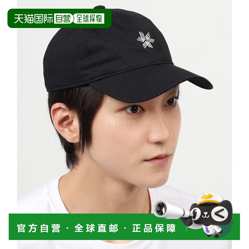 韩国直邮GOLDWIN Goldwin 徽标棉帽 (GL94186-BK) 帽子鸭舌帽