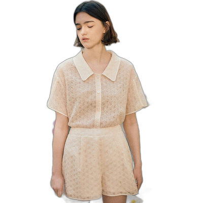 韩国直邮LOEUVRE正品 短裤301696200Embroidery Lace Shorts SW2M