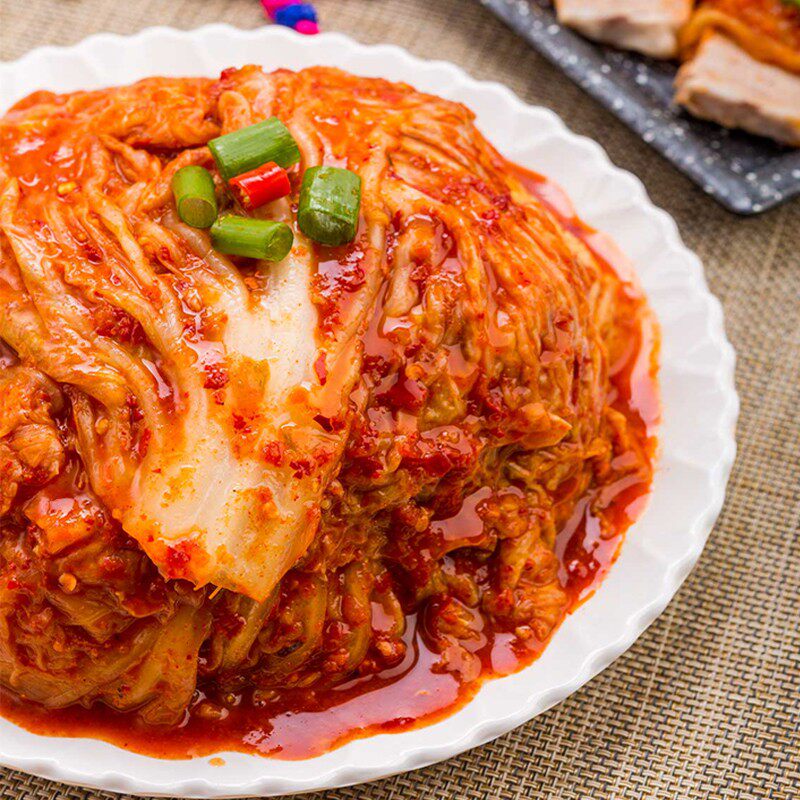 韩式辣白菜韩国风味泡菜延边朝鲜族黄瓜萝卜咸菜苏子叶下饭预制菜