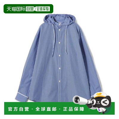 日本直邮TOMORROWLAND edition pourell 棉质格纹连帽衬衫