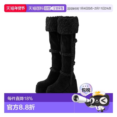 日本直邮日潮 GRL  厚底 羊皮 材质 过膝长靴zr1451