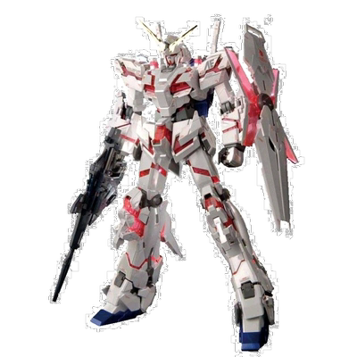 【日本直邮】万代拼装模型HGUC1/144RX-0独角兽高达毁灭模式钛版