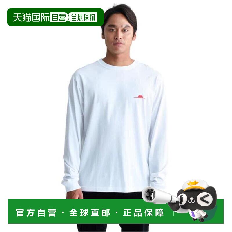 日本直邮Quiksilver BOARDWALK 长袖T恤 白色