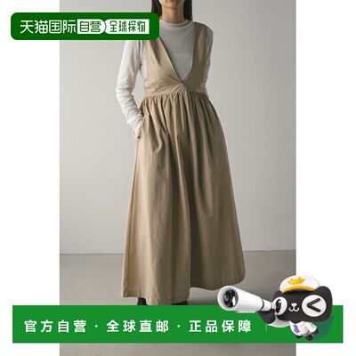 1h可退 日本直邮STYLEMIXER 女装 深V领修身显瘦背带裙 500IAS331