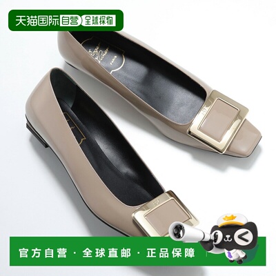 日本直邮ROGER VIVIER Belle Vivier T 25 女士漆皮芭蕾舞鞋方头2