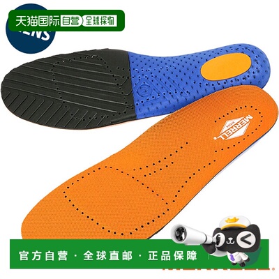 日本直邮MERRELL KINETIC FIT ELITE FOOTBED 男士鞋垫 橙色 舒适