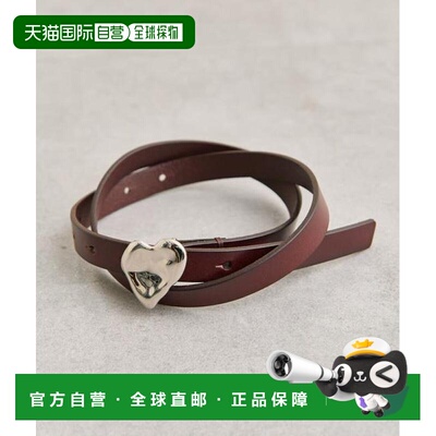 日本直邮官方授权 ear PAPILLONNER 《本革》 心形装饰 腰带 SUM1