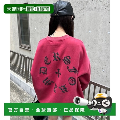 1h可退 日本直邮Figments 男女同款 宽松版型 半拉链 Gothic字母