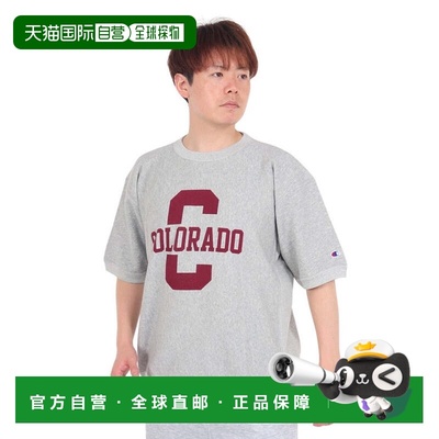 日本直邮CHAMPION Heritage Reverse Weave半袖圆领运动衫 C3-X01