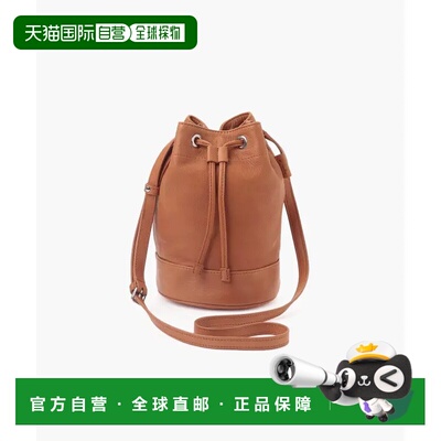 1h可退 日本直邮agnes b. 女士RANDO系列肩挎包 牛皮材质 自然手