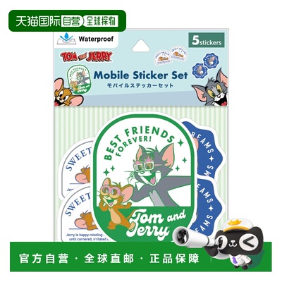 【日本直邮】Gourmandies 汤姆和杰瑞手机贴纸 B 型 TMJ-256B